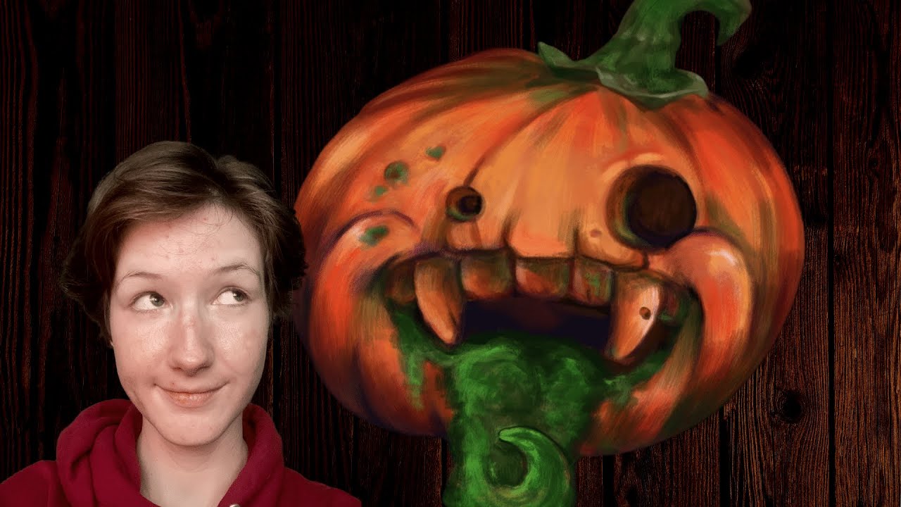 Digital Pumpkin "Carving" in Procreate! 🎃 - YouTube