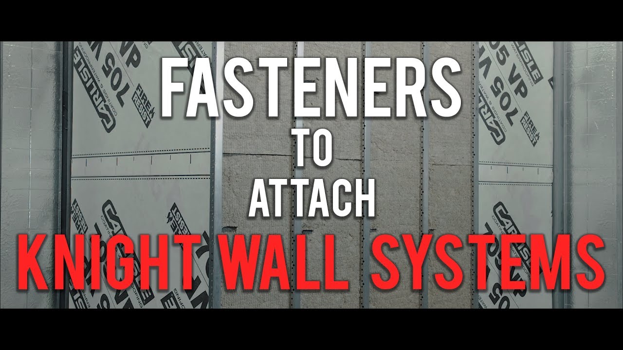 Rodenhouse Fasteners used with Knight Wall Systems to attach Mineral ...