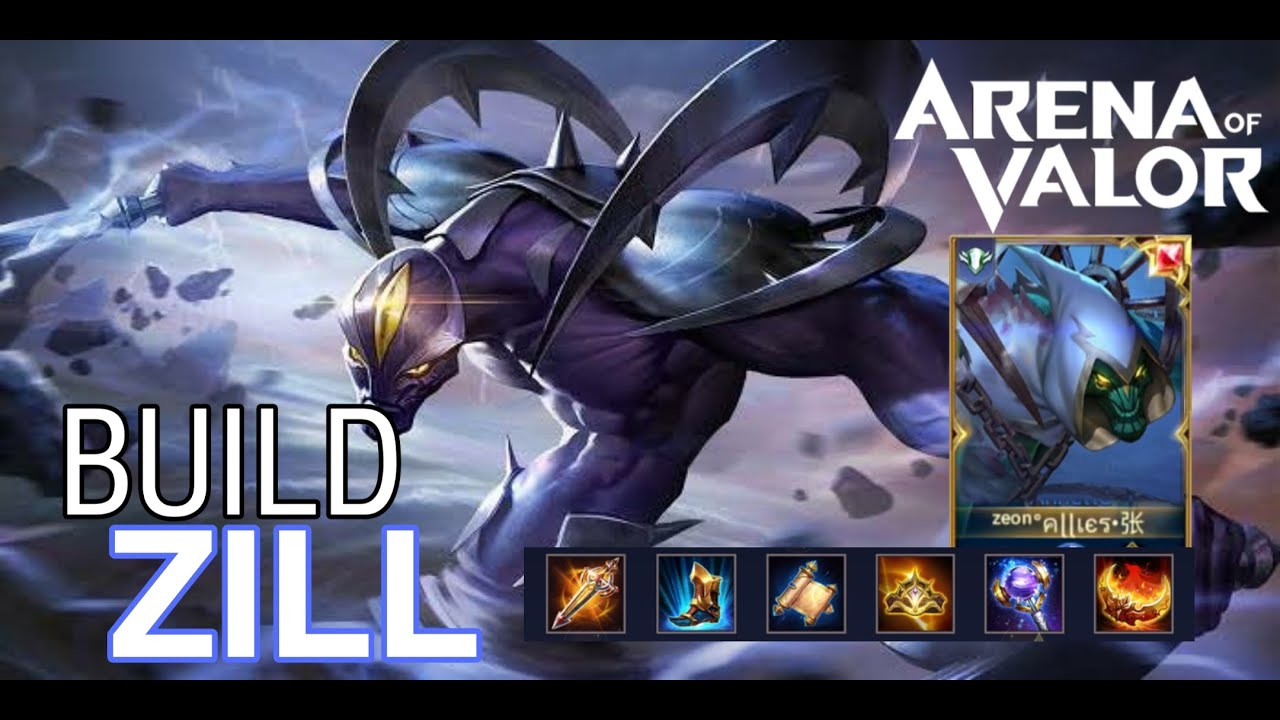 BUILD ZILL REVAMP AOV | Arena Of Valor | LiênQuân - YouTube