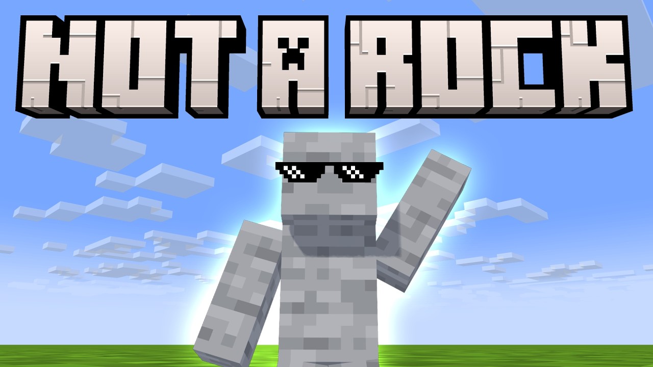 "Not a Rock" - A Minecraft Original Music Video - YouTube Music
