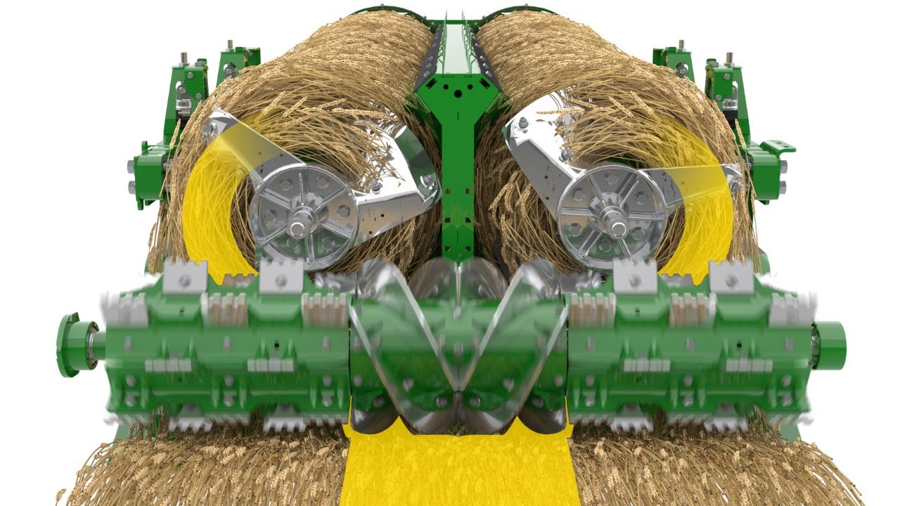 ANIMATION X-Serie | John Deere Mähdrescher X9 - YouTube