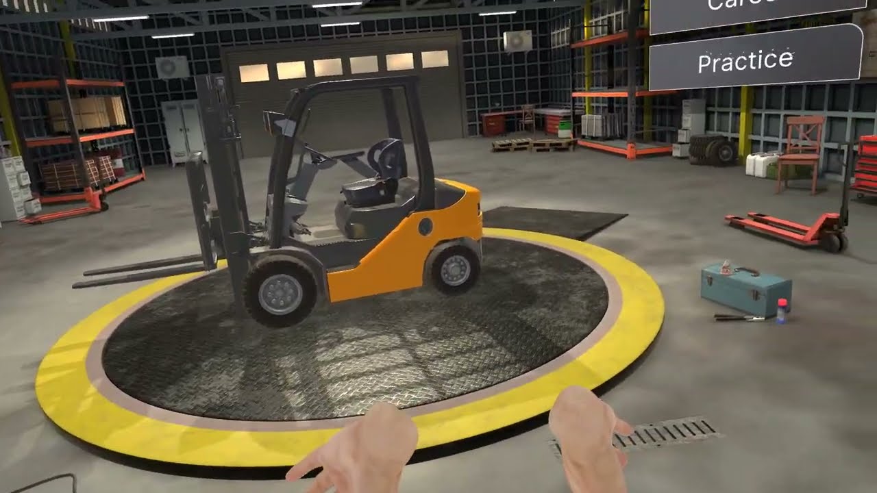 Best Forklift Operator Demo VR Gameplay - YouTube