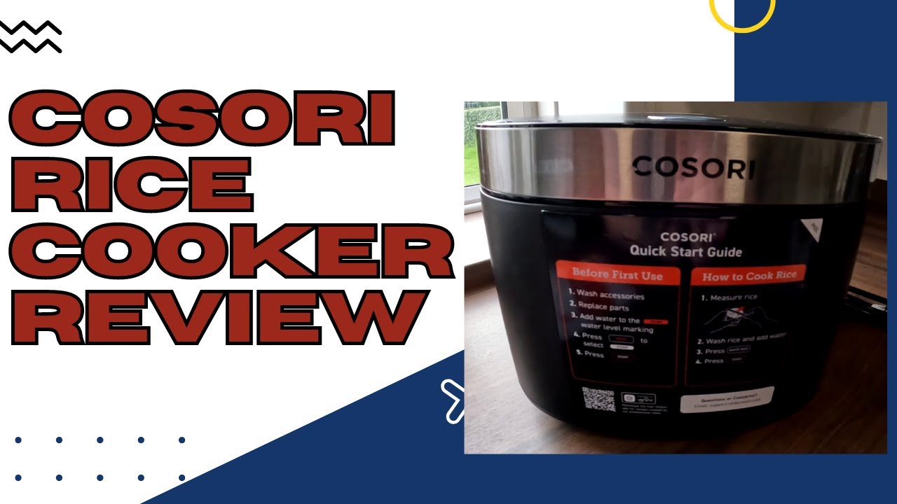 COSORI Rice Cooker Review / What's For Dinner UK - YouTube