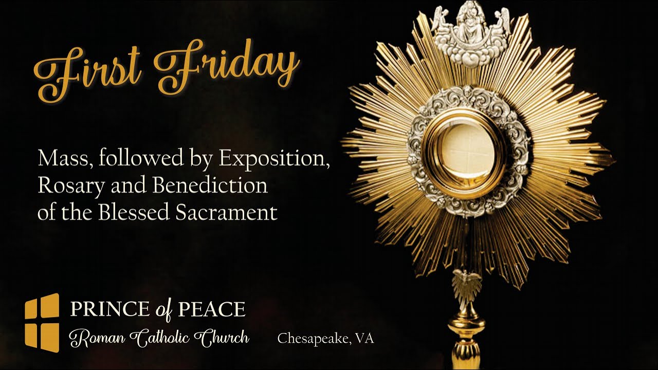 12/03/21 - First Friday Mass, Exposition, Rosary, and Benediction - YouTube