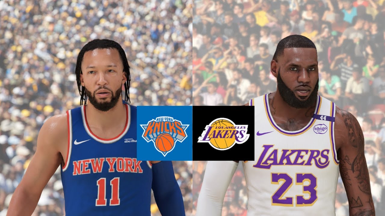 KNICKS vs LAKERS FULL GAME HIGHLIGHTS MARCH, 6 NBA 2K25 - YouTube