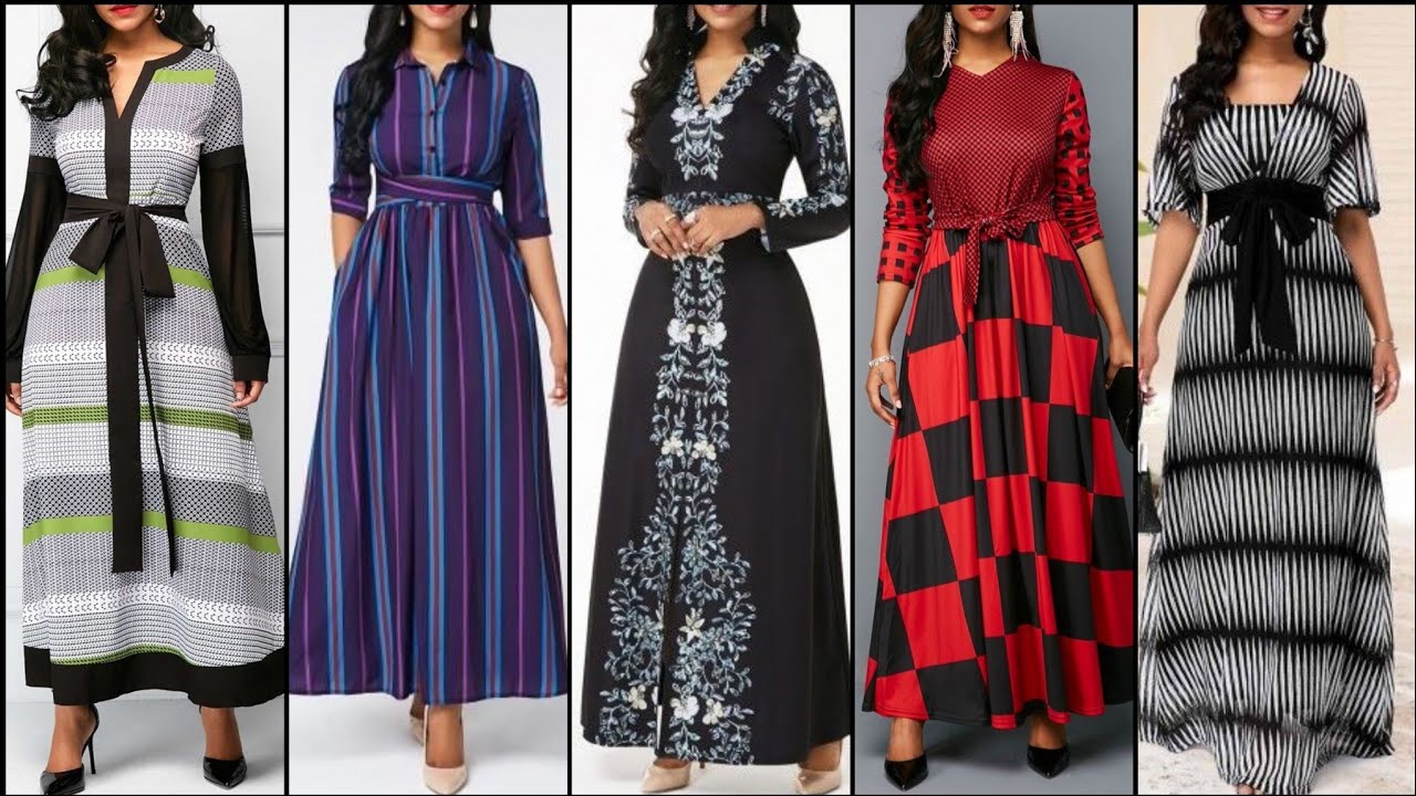 Most Beautiful Decent And Elegant Designer Casual Long Maxi Design ...