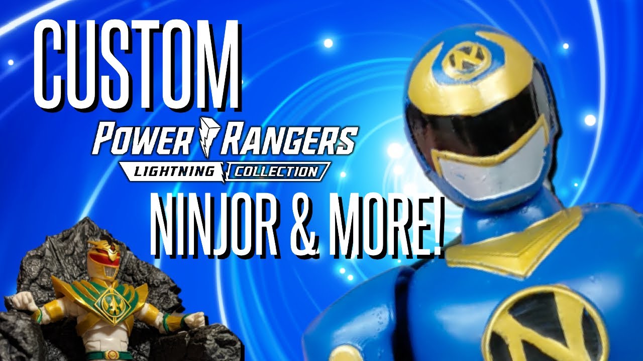 CUSTOM Mighty Morphin Power Rangers Ninjor Lightning Collection Figure ...