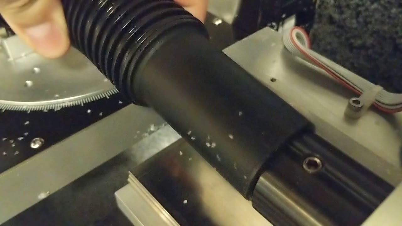 Cleaning Chips Off a Tool - YouTube