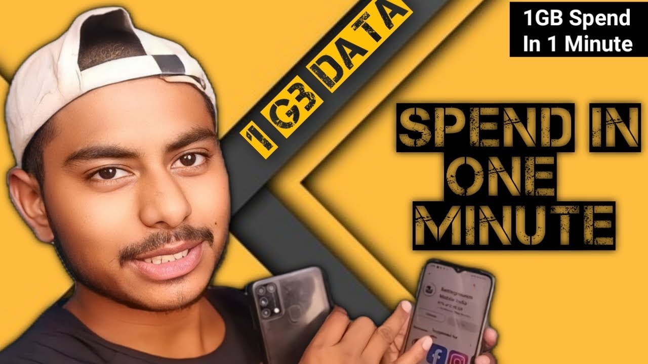 1 GB DATA SPEND IN 1 MINUTE || 1 GB कितने देर मे खत्म होगा || - YouTube