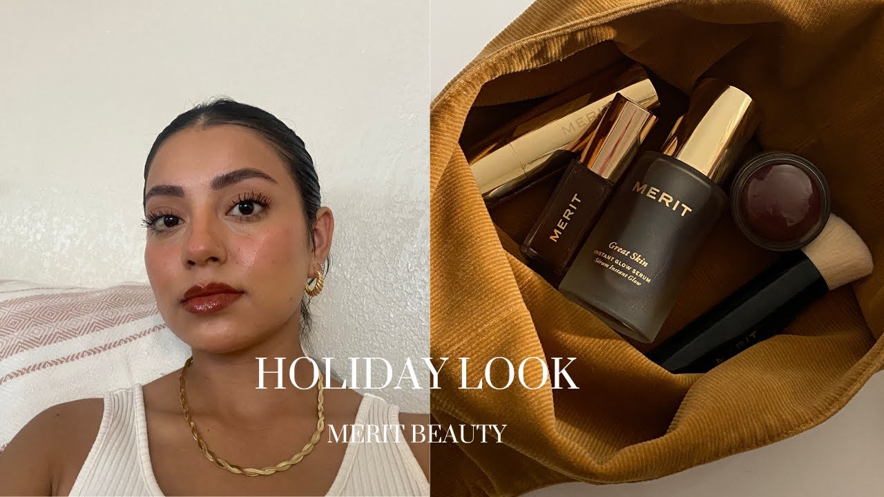 HOLIDAY MAKEUP LOOK USING ALL MERIT BEAUTY | - YouTube