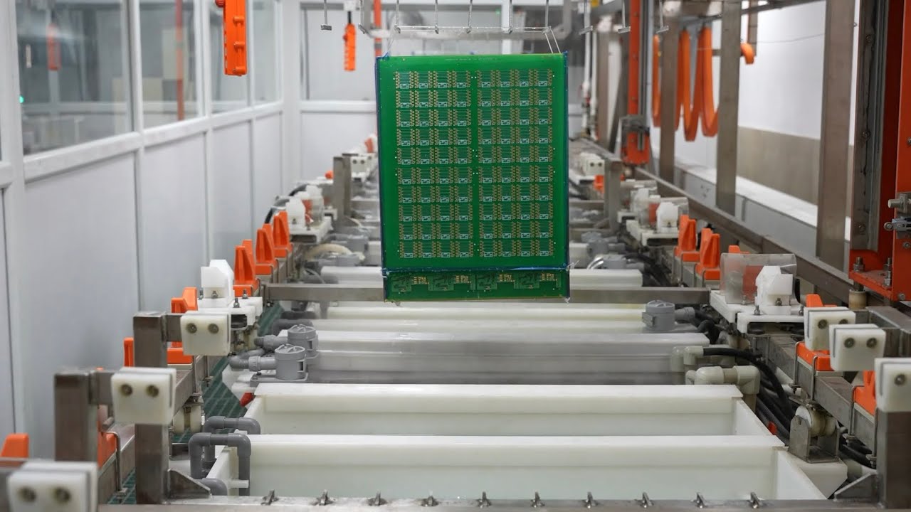 ENIG Line | Odak Printed Circuit Board | We manufacture! - YouTube