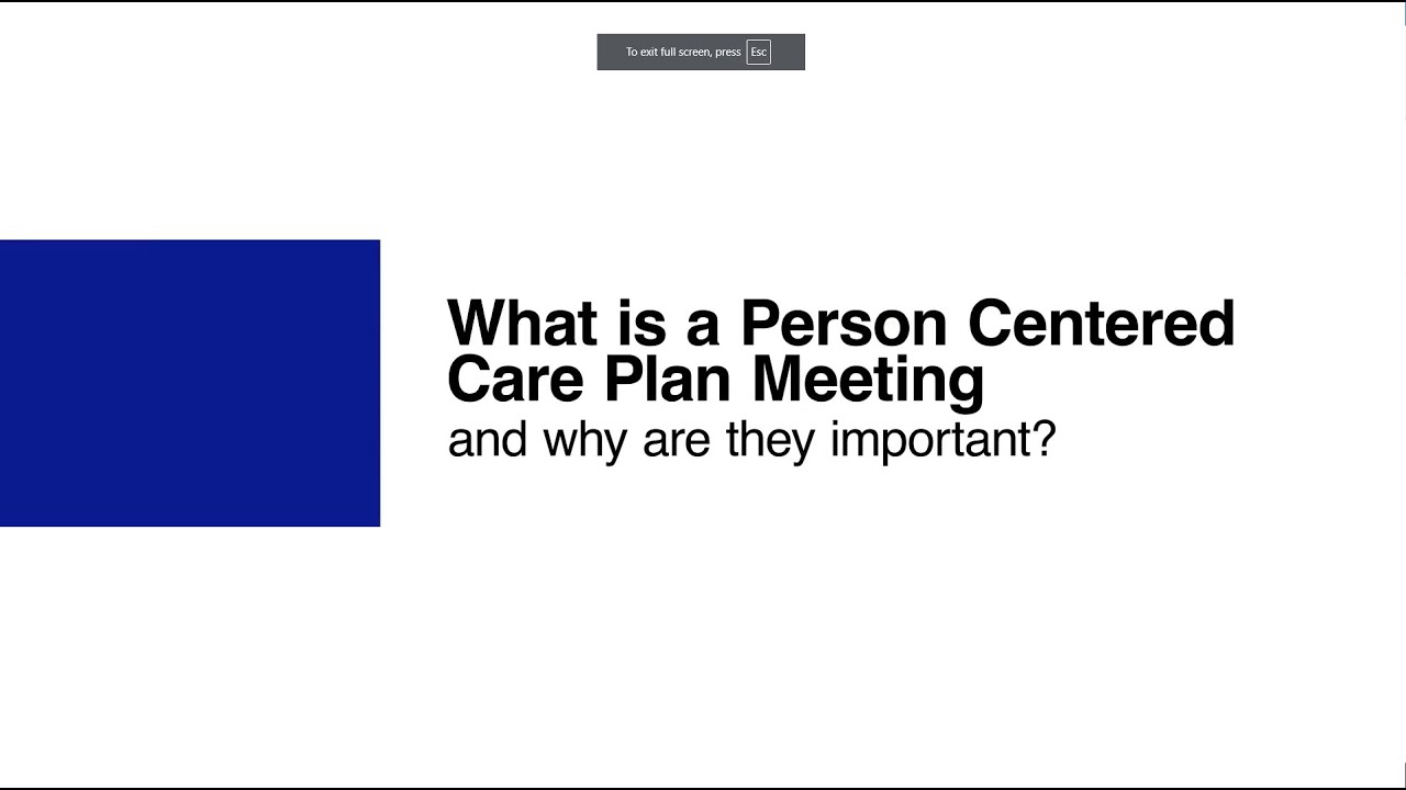 What is a Person Centered Care Plan Meeting and Why Are They Important ...