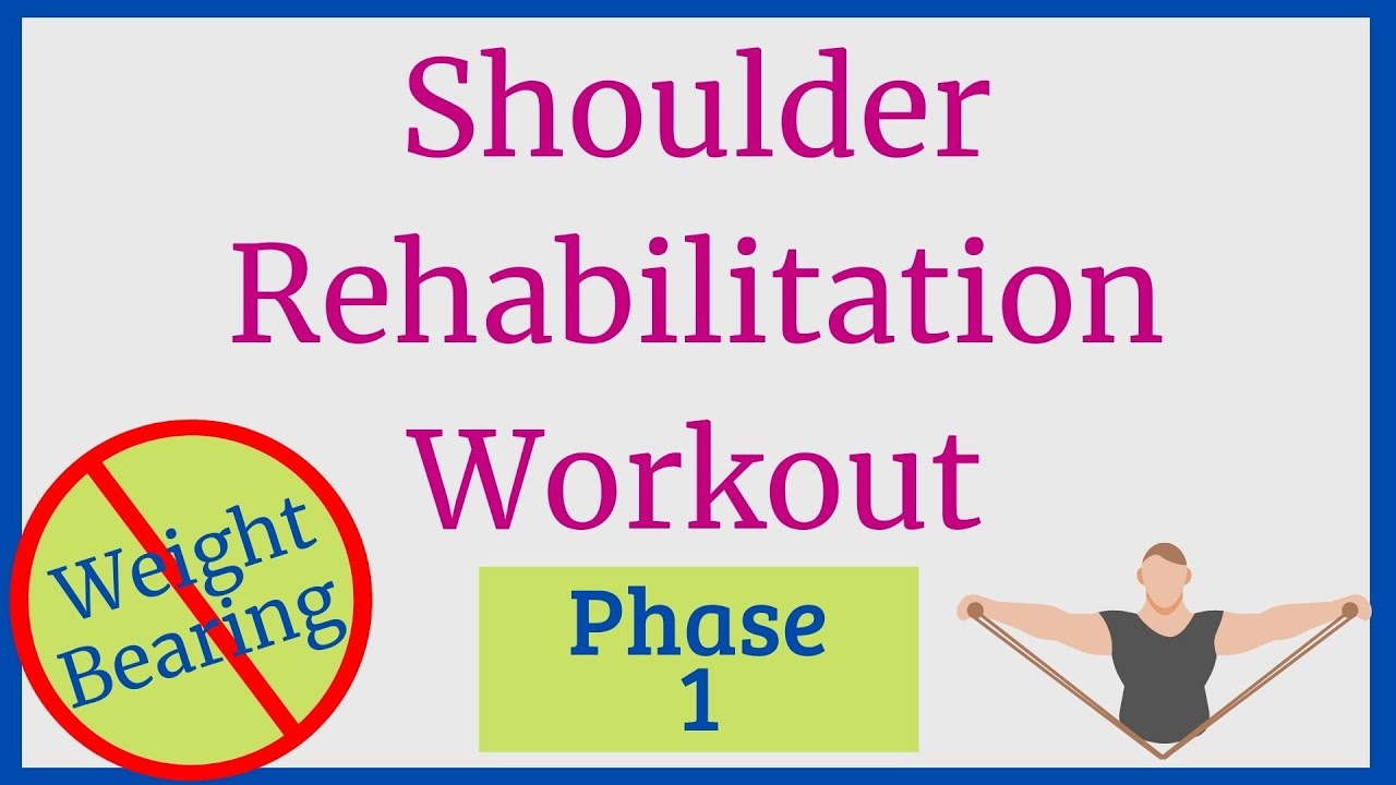 Shoulder Rehabilitation Workout (non-weight-bearing) Full Workout, Cued ...