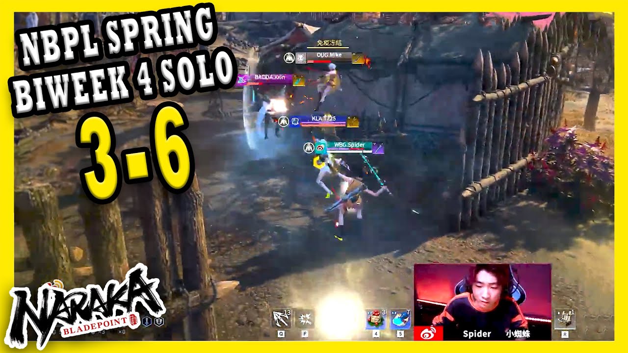 BIWEEK 4 SOLO (DAY 1) Ep.3-6 | 2024 NBPL SPRING - Naraka Bladepoint PRO League Gameplay ...
