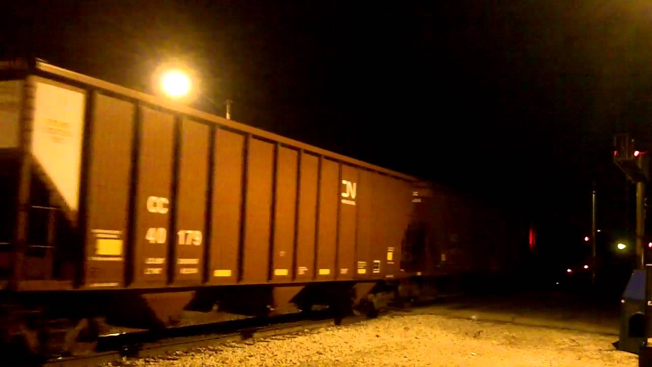 IAIS 500 PECR Loaded Coal Train CN Cars Are Back - YouTube
