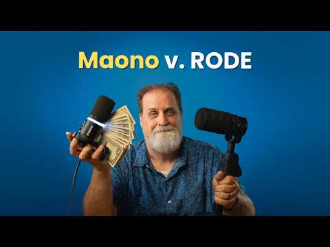 Best Budget USB Mic - Maono PD200XS v Rode Podmic USB