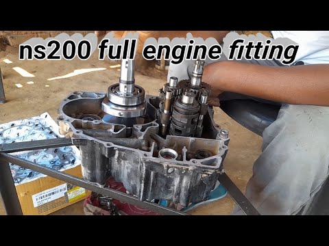 NS200 full engine fitting //pulser ns200 engine fitting #mistrimukutnag ...