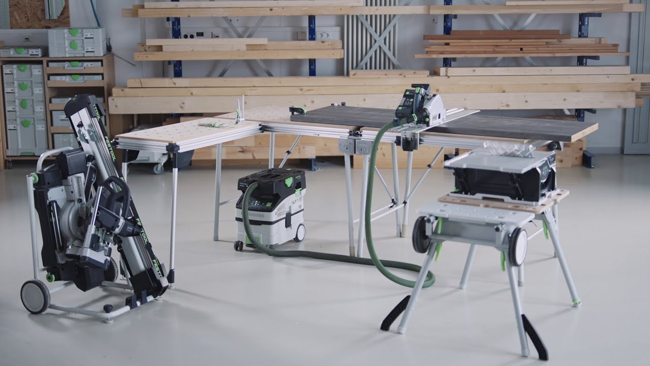 FESTOOL ACCESSORIES - Underframes and work benches - YouTube