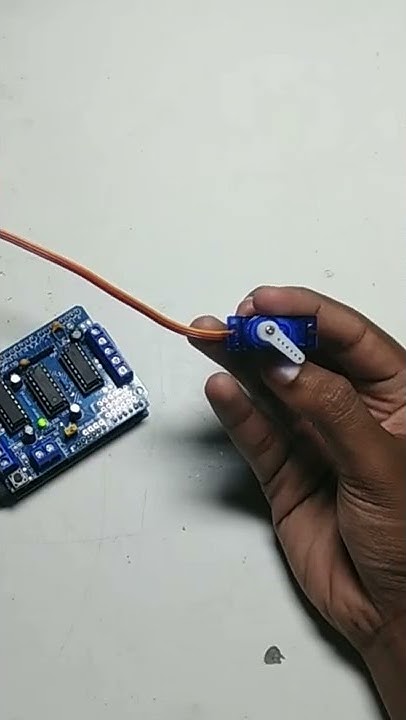 Running servo motor using motor driver l293d and arduino uno |full code explained in hindi ...