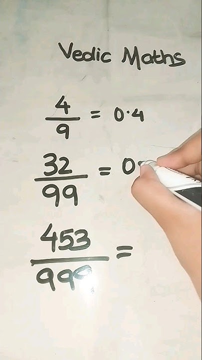 1 second Vedic maths trick | Vedic maths #viral #math #vedicmaths #mathtrick #mathematics #fypシ ...