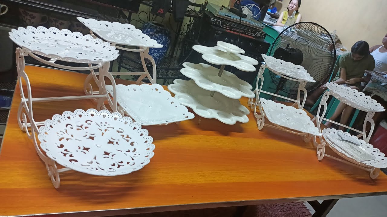 Unboxing Cake Stand From Shoppee - YouTube