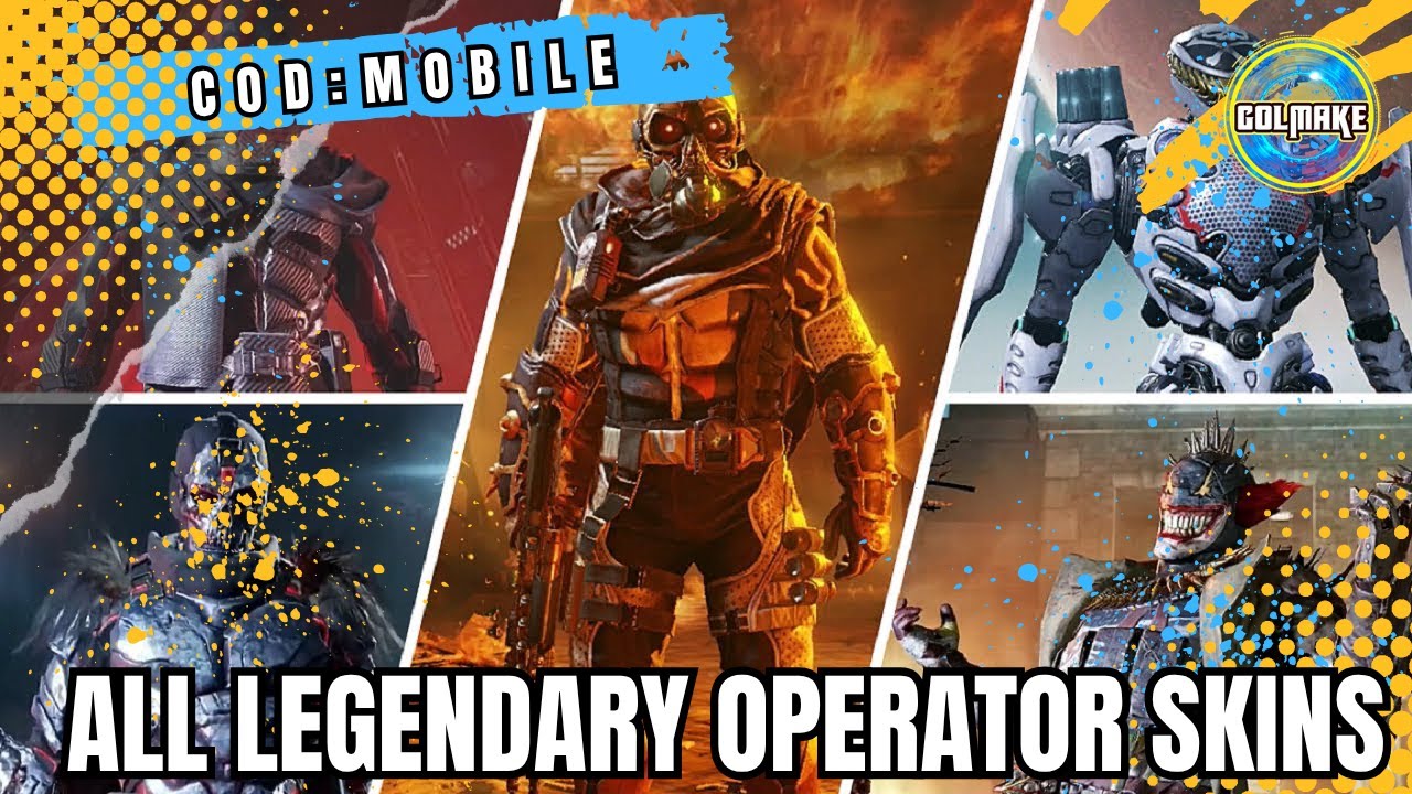 All Legendary Operator Skins in CODM 🔥 | Rarest Characters Unlocked! # ...