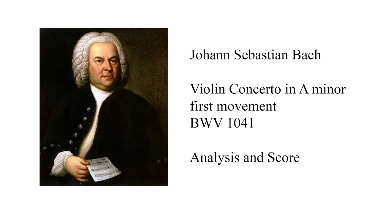Johann Sebastian Bach Violin Concerto in A minor BWV 1041 - YouTube