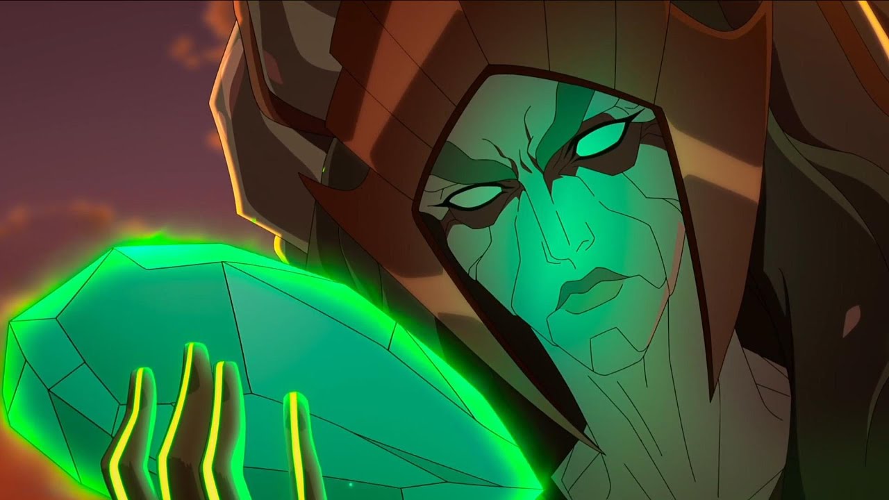 Hestia gives the Eleusinian Stone to Gaia | Blood of Zeus | Netflix ...