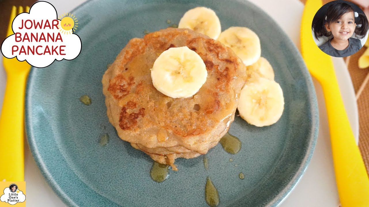 Jowar banana pancake | ज्वार पैनकेक | Sorghum pancake | Healthy ...