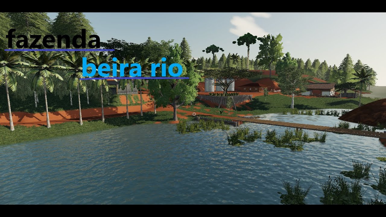 #FS19 Bora testar a estação de cal no mapa fazenda beira rio - YouTube