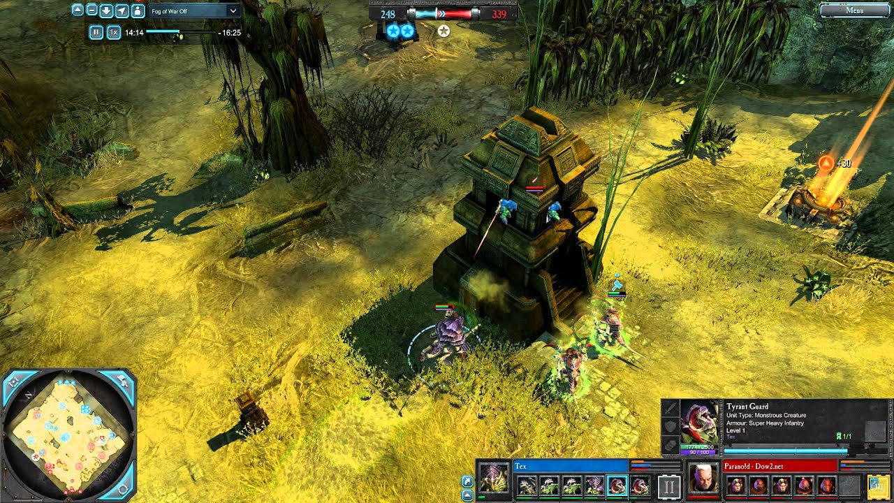 Dawn of War II: Retribution - Tex (Ravener Alpha) vs. Parano!d (Force ...