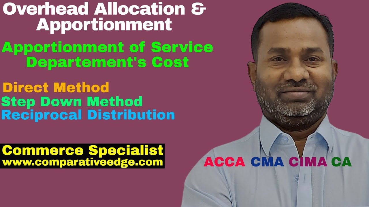 Overhead Allocation & Apportionment | Overhead Distribution | CMA ...