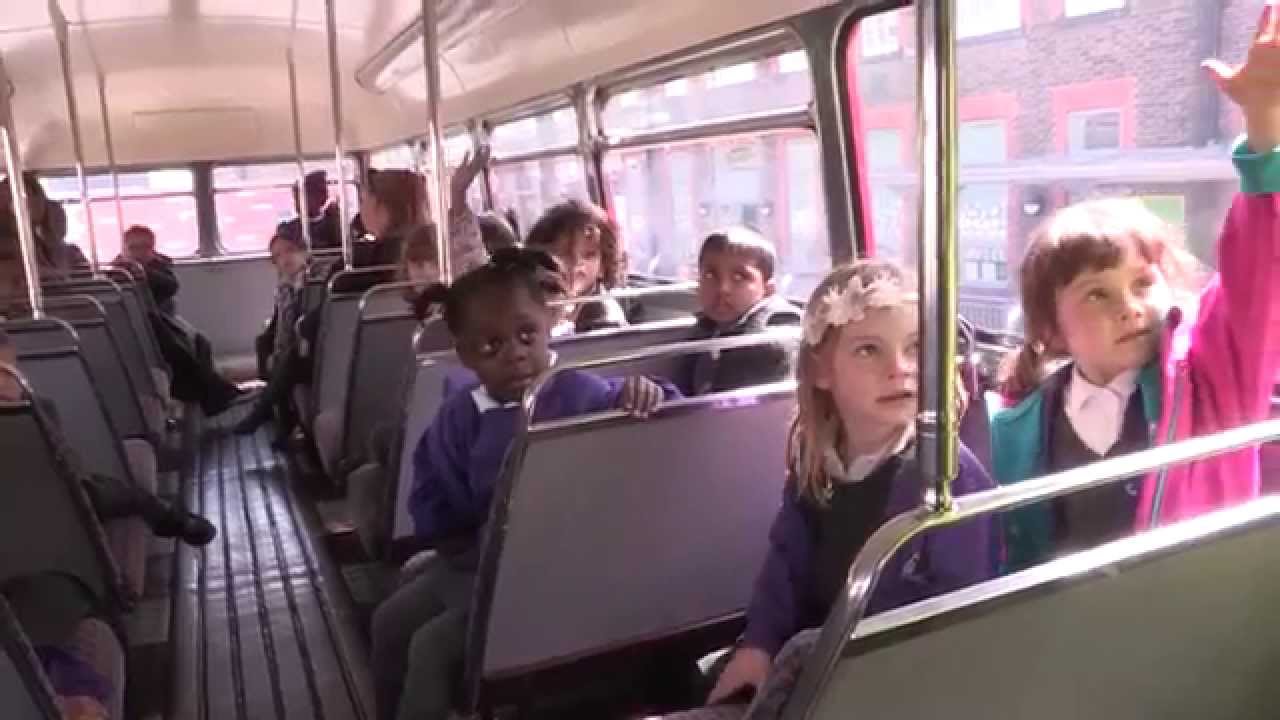 Back to school for an Arriva London Heritage Fleet bus - YouTube