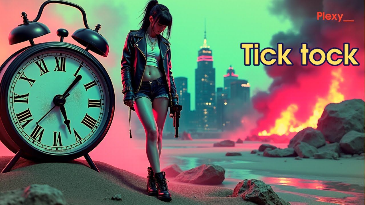 Drop the Clock - Synthwave Punk Power Electronic Rock - YouTube