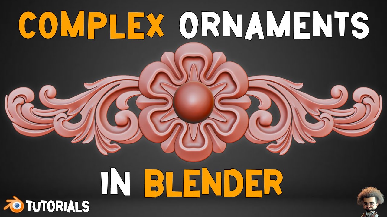 How To Model Complex Ornaments in Blender - YouTube