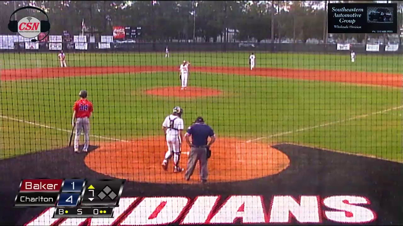 2020 Baseball Indians host Baker County - YouTube