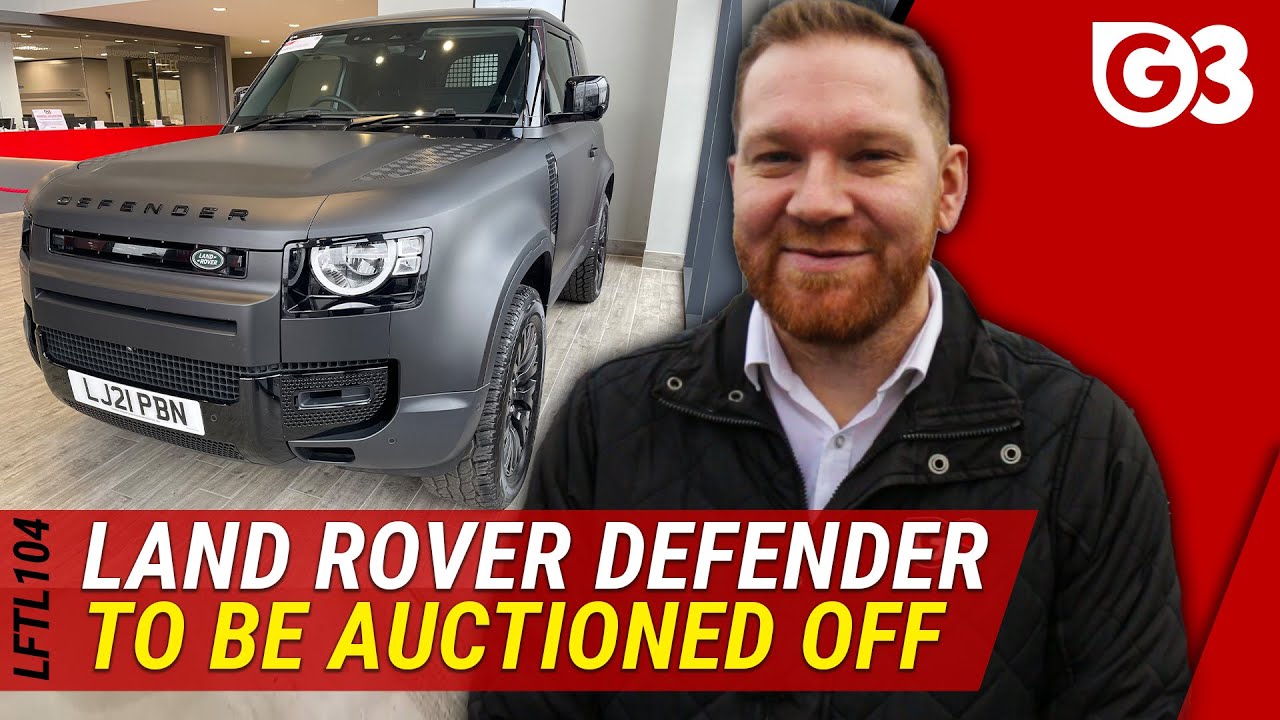 COMMERCIAL LAND ROVER DEFENDER TO BE AUCTIONED OFF | Live From The ...