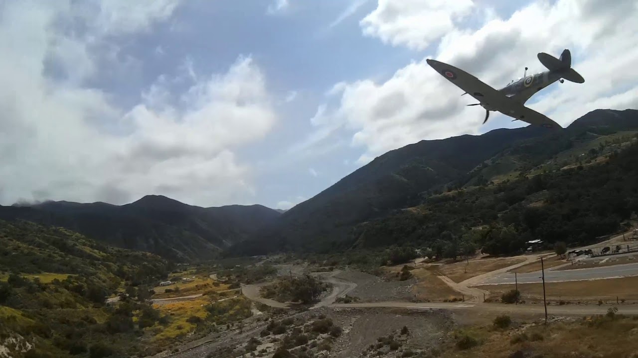 FPV Dogfight Gunnery Practice in RC Spitfire - YouTube