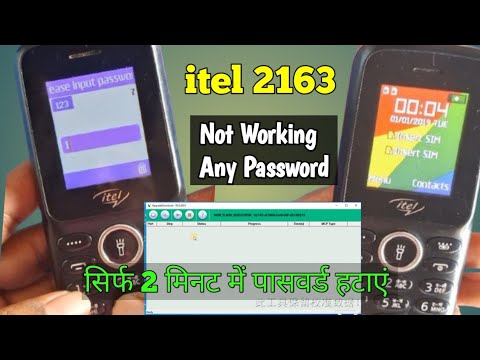 itel 2163 password Remove Full flash - YouTube