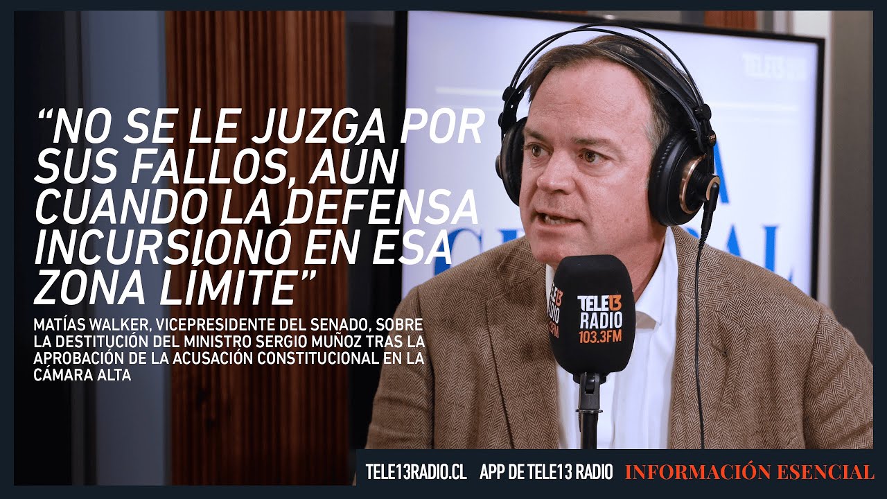 Senador Walker por destitución de juez Muñoz: “No se le juzga por sus ...