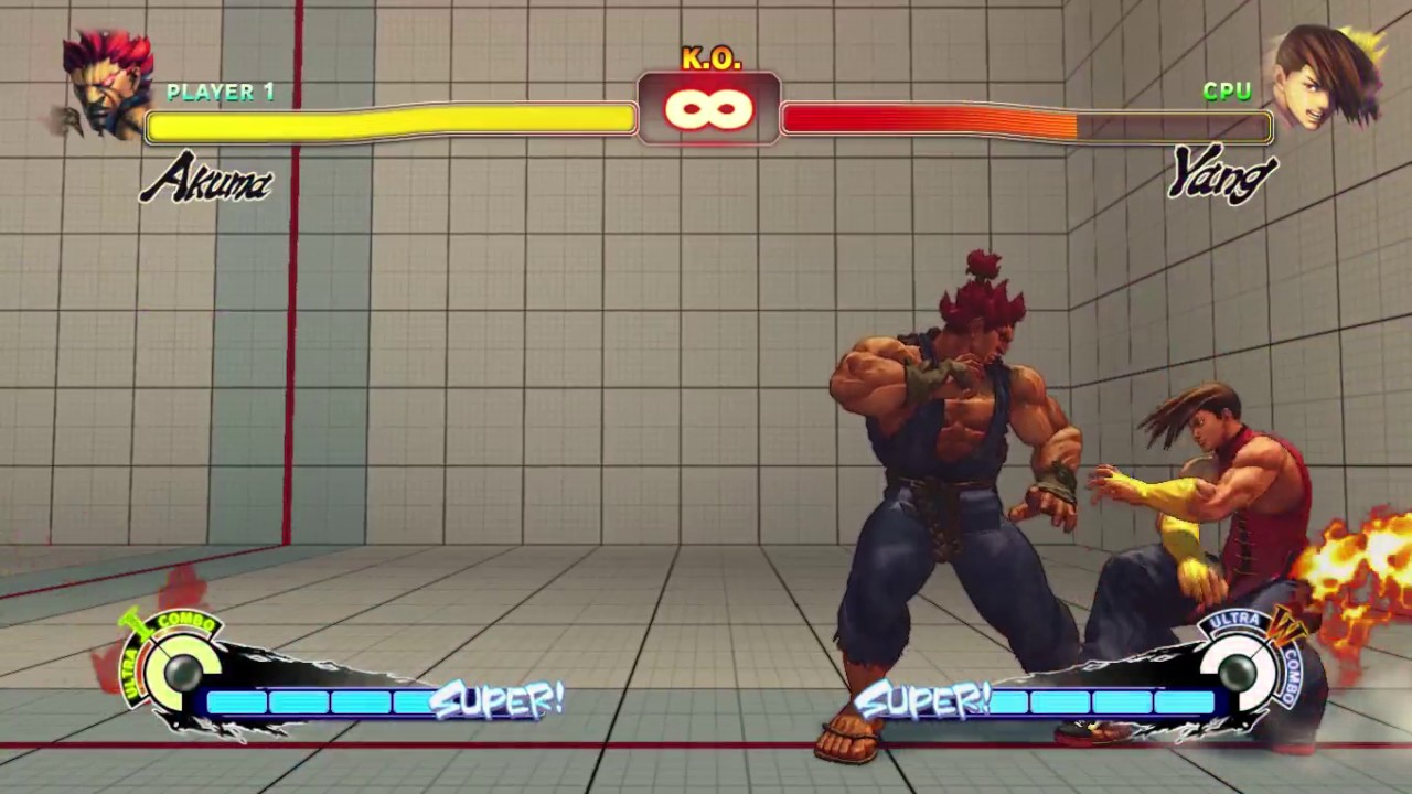 Ultra street fighter 4 akuma's demon rage combo pc - YouTube