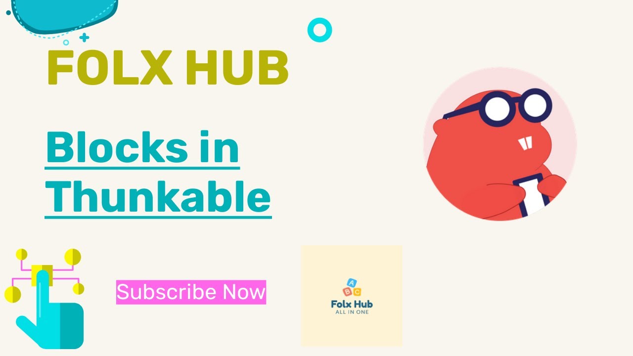 Meaning of blocks and their color coding in Thunkable - YouTube