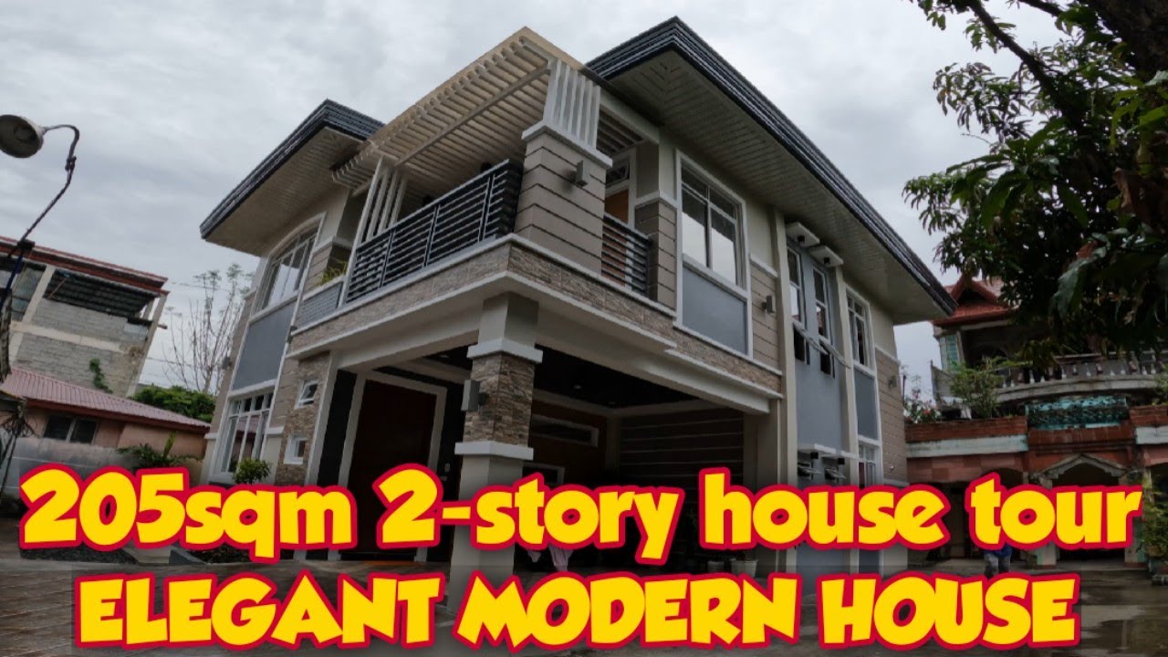 HOUSE TOUR_205 SQM ELEGANT 2-STORY HOUSE TURN OVER - YouTube
