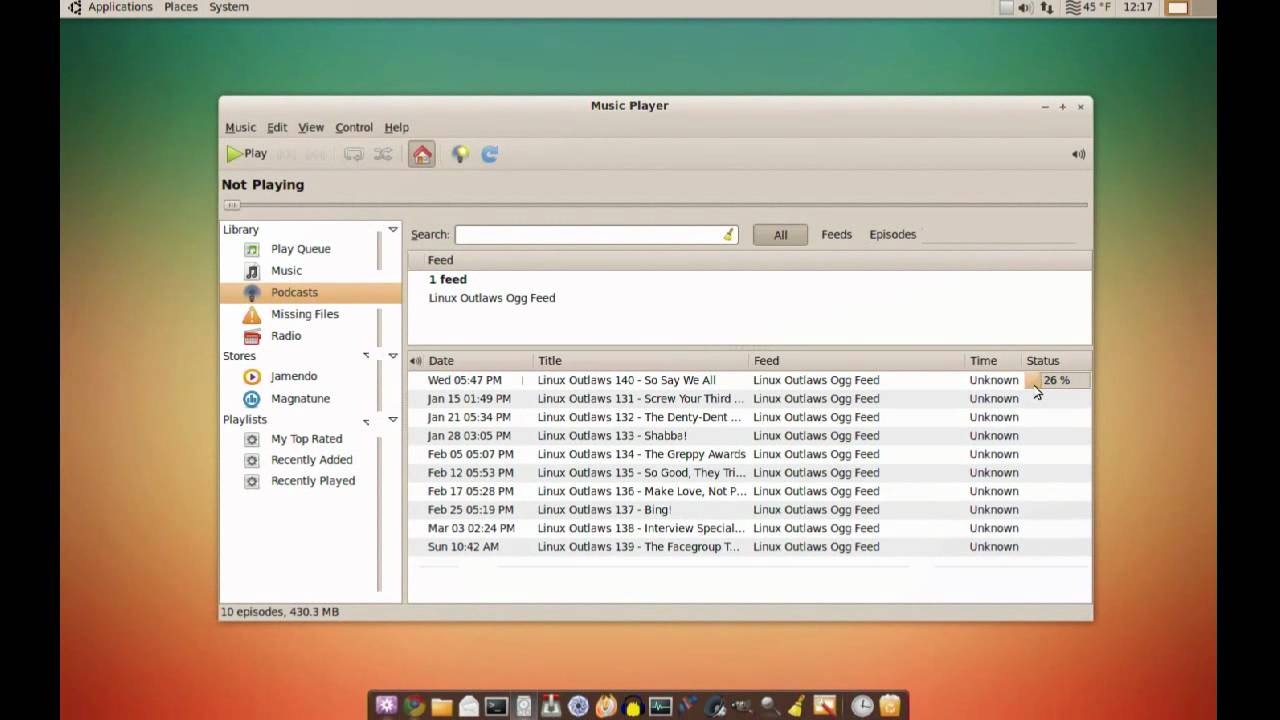 How to use Rhythmbox to download podcasts #66 - YouTube