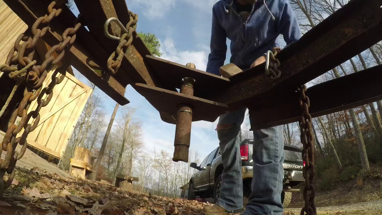 Equipment Trailer Rebuild: Part - 2 Trailer Jack Install - YouTube