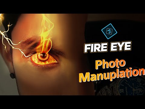 burn eye effect in Photoshop || eye manipulation || fire 🔥 concept ...