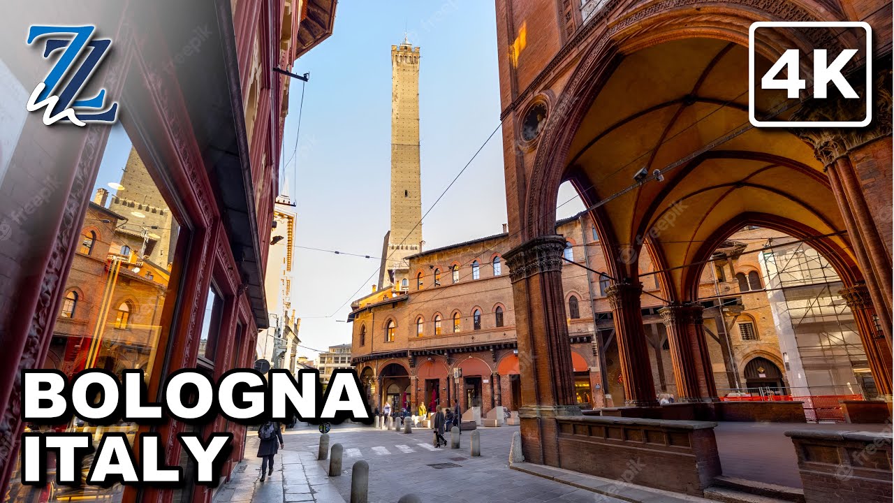 [4K] Discovering Bologna's Beauty - Virtual Walking Tour in Italy - YouTube