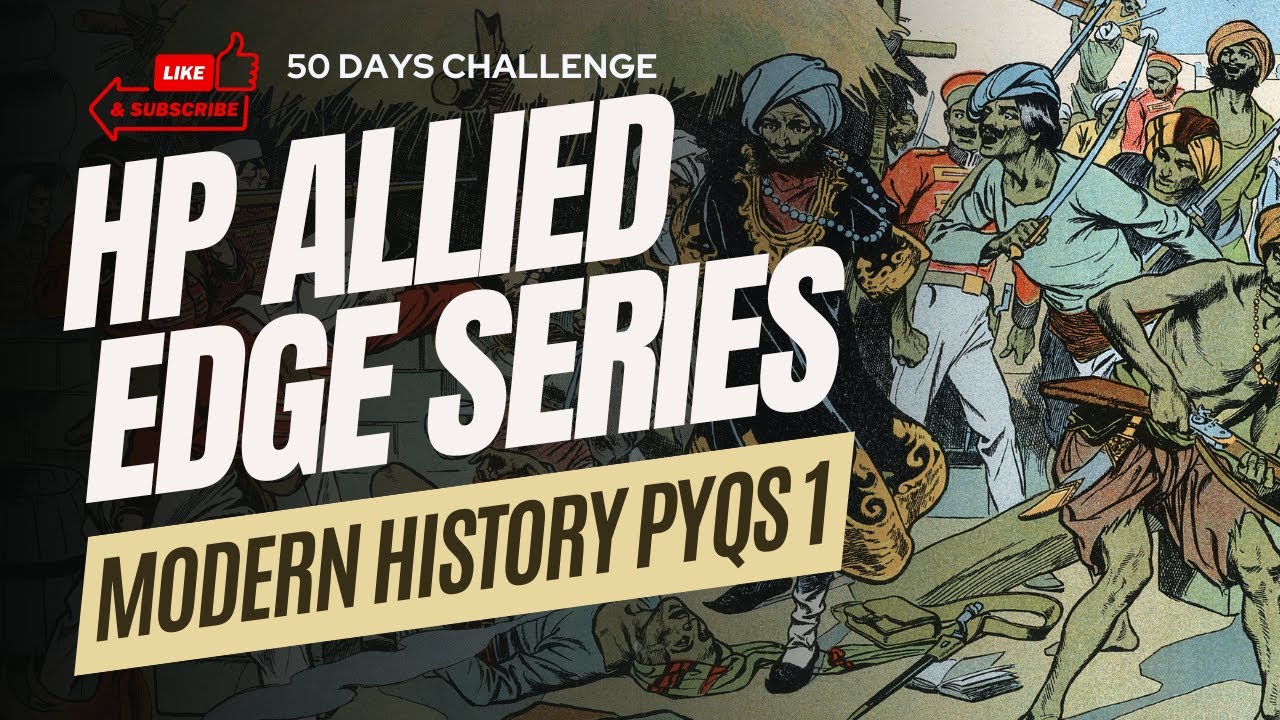 Modern History Allied PYQs 1 | HP Allied Edge MCQs series | Jokta ...