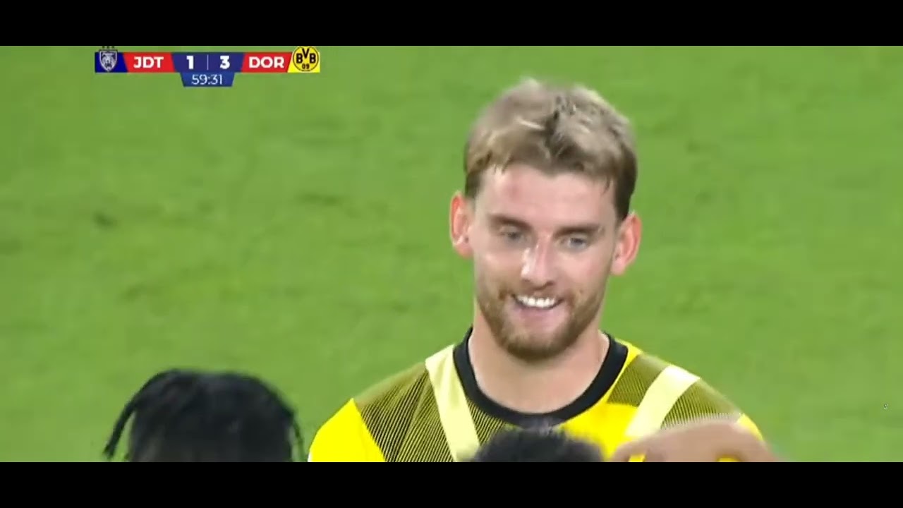 Gol Ole Pohlmann | JDT 1-3 Borussia Dortmund | Tour International ...