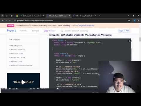 c# more on classes and destructors - YouTube